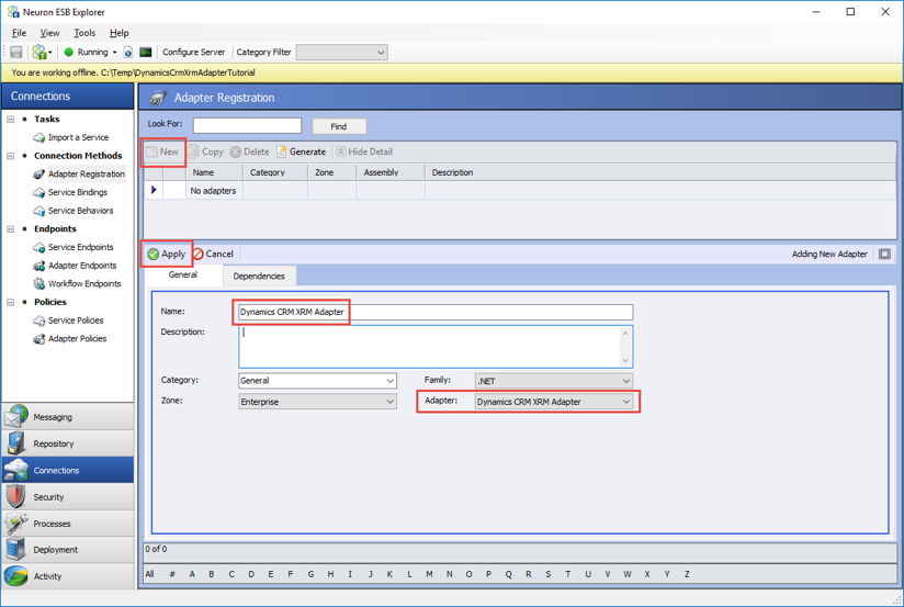 Microsoft Dynamics CRM XRM Connector - Peregrine Connect